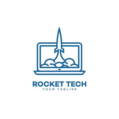 Computer desktop pc logo design icon Royalty Free Vector Computer desktop pc logo design icon Royalty Free Vector