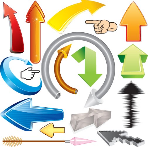 Circular arrows Royalty Free Vector Image - VectorStock