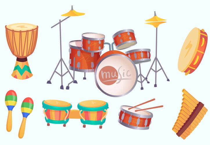 Drum Cartoon Vector Images (over 15,000)