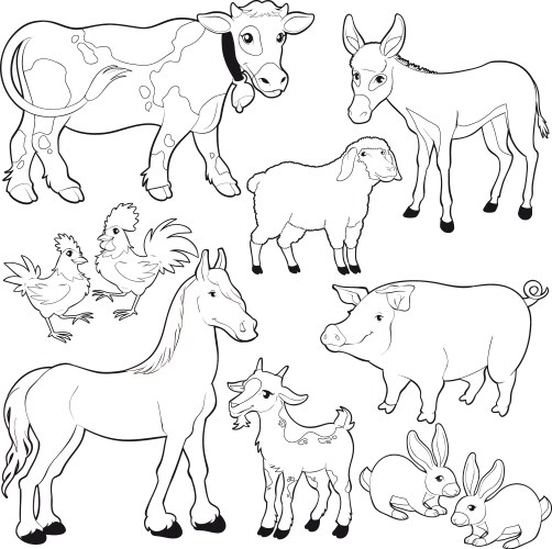 Animals Outlines Vector Images (over 390,000)