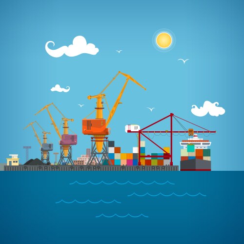 Cargo Port Vector Images (over 11,000)