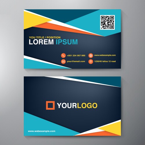 Business card Royalty Free Vector Image - VectorStock