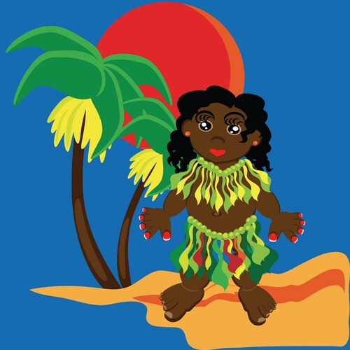 Indian apache girl Royalty Free Vector Image - VectorStock
