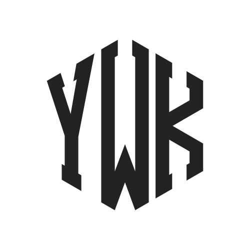 Yva logo design initial letter monogram Royalty Free Vector