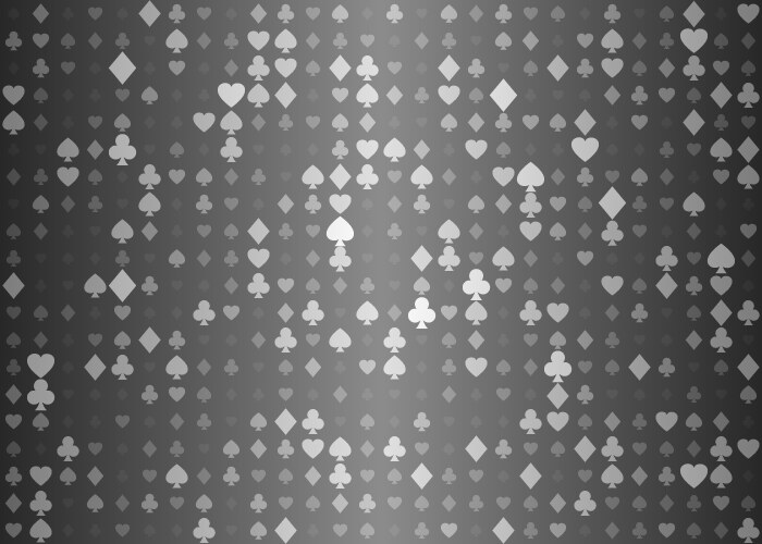 Luxury casino gambling poker background pattern Vector Image