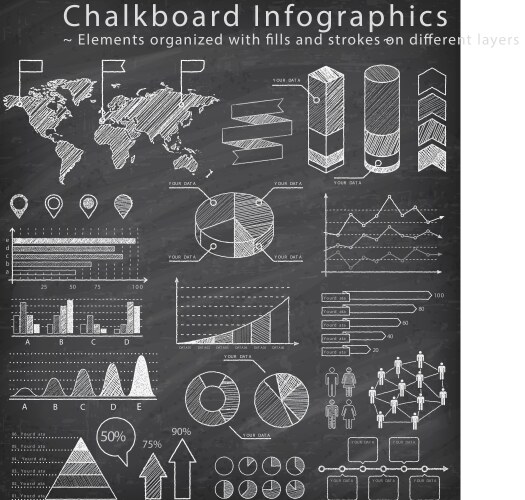 Chalk beer Royalty Free Vector Image - VectorStock