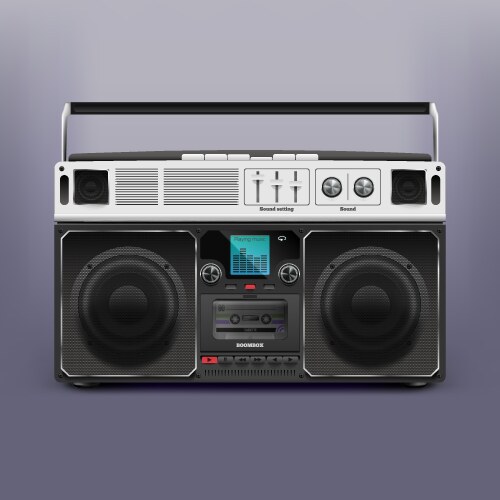 Boombox Vector Images (over 4,300)