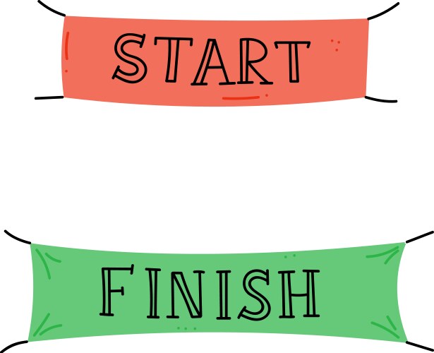 Finish Line Banner Vector Images (over 3,100)
