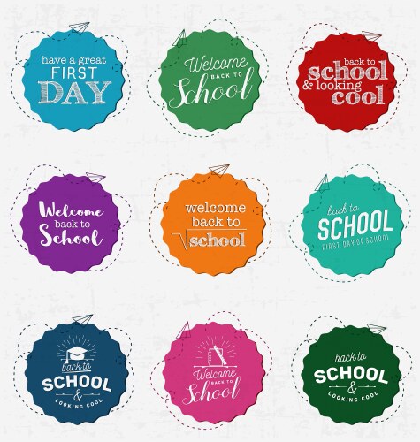 Retro badges and labels Royalty Free Vector Image