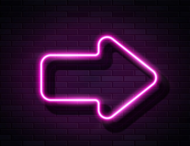 Pink neon flamingo light sign Royalty Free Vector Image