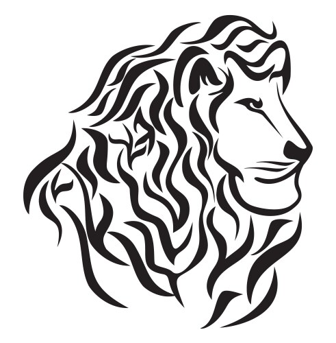 Gothic lion Royalty Free Vector Image - VectorStock
