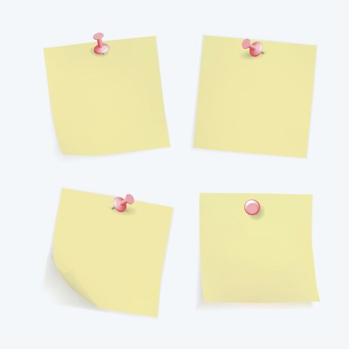 Note paper Royalty Free Vector Image - VectorStock