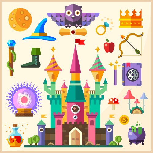 Fairy tale characters and creatures from Vector Image