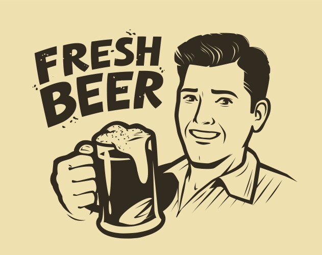 Man Drinking Beer Vector Images (over 8,000)