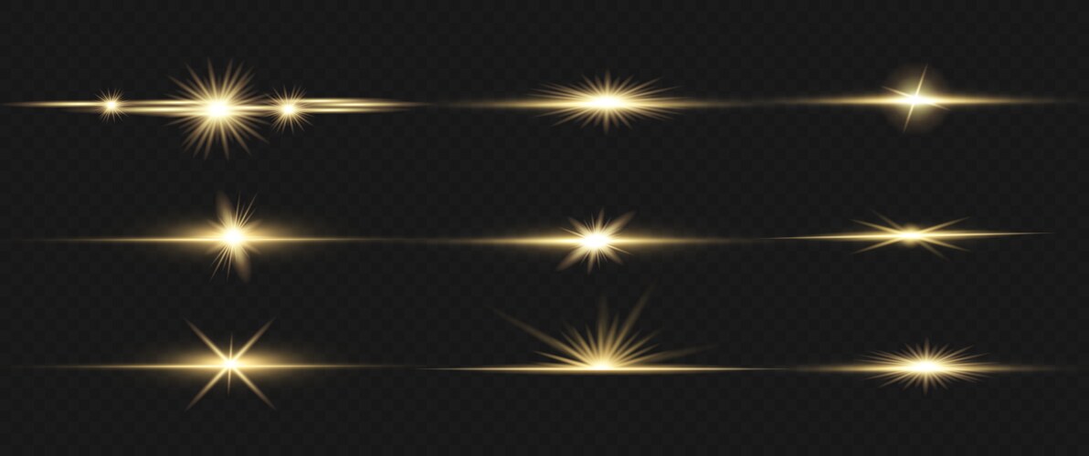 Yellow horizontal line Royalty Free Vector Image