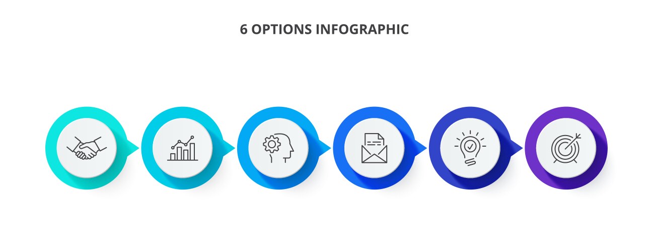Infographic Design Template Timeline Concept Vector Image