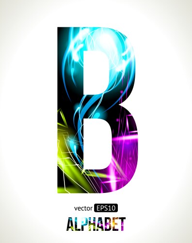 Autumn stylized alphabet letter Royalty Free Vector Image