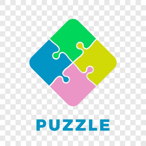 Jigsaw Puzzle Logo Vector Images (over 3,400)