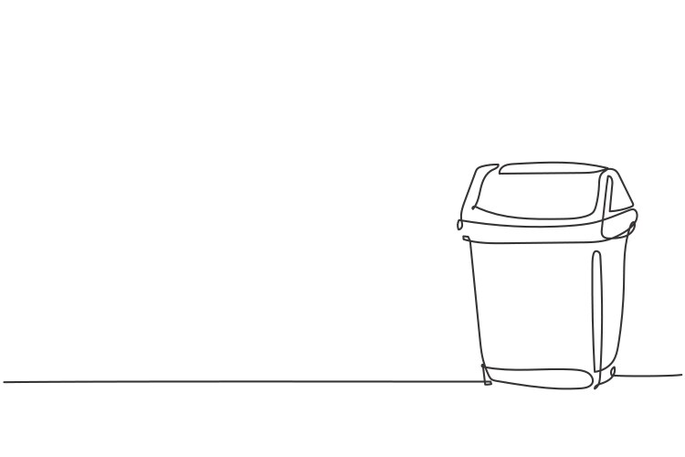 Dustbin drawing Vector Images & Graphics for Commercial Use | VectorStock