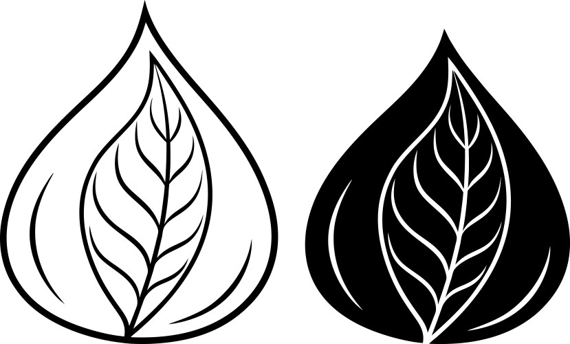 Teardrop Leaf Vector Images (over 450)