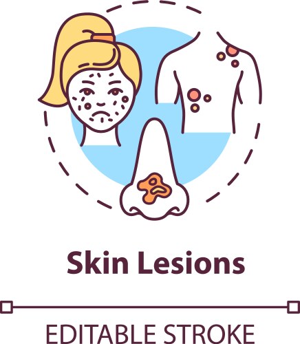 Skin Lesions Vector Images (over 400)