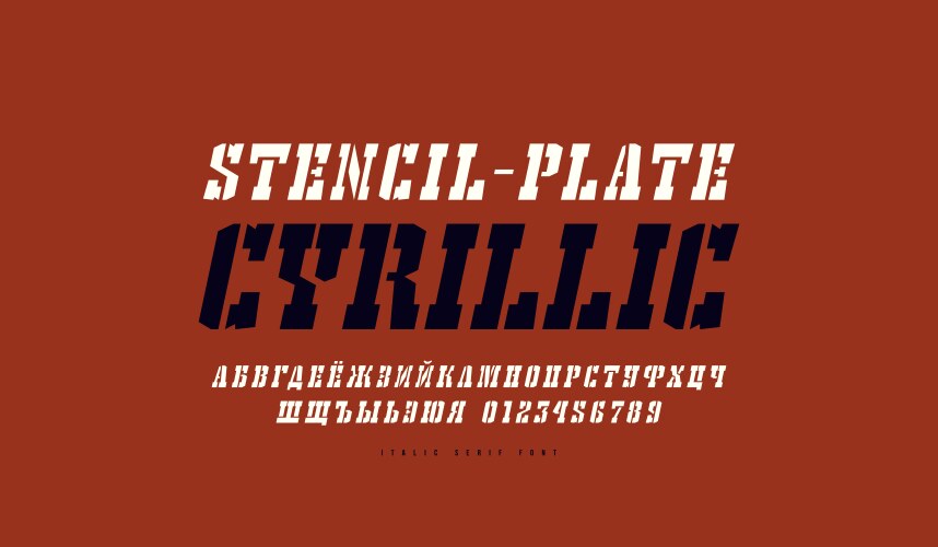 Number Plate Fonts Vector Images (over 860)