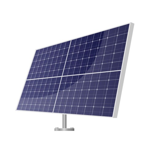 Single solar panel Royalty Free Vector Image - VectorStock