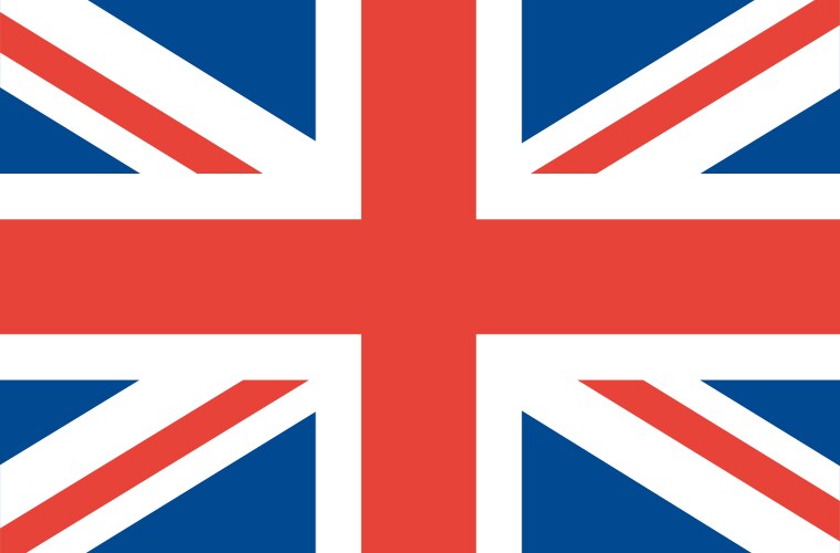 British flag frame Royalty Free Vector Image - VectorStock