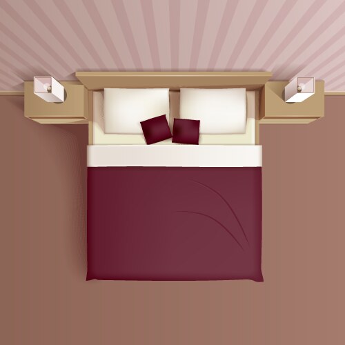 Interior top view Royalty Free Vector Image - VectorStock