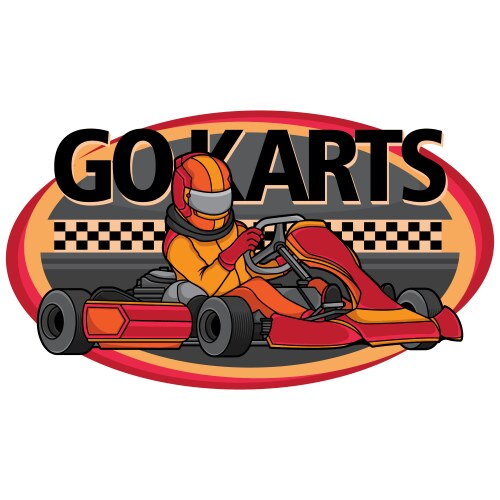 Go Kart Logo Racer Vector Images (over 140)