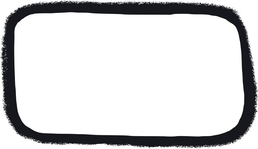 Black square frame with grunge torn edges Vector Image