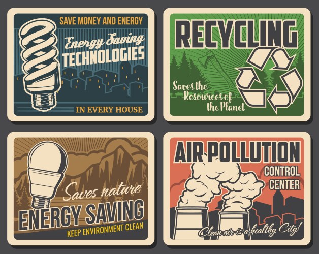 Air Pollution Poster Environment Vector Images (over 690)