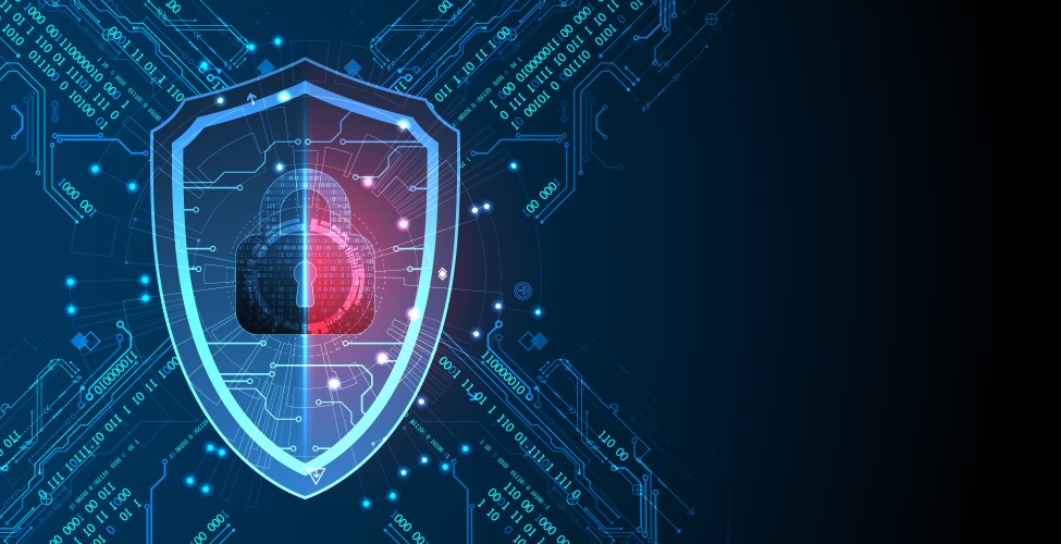 Technological abstract background on the topic Vector Image