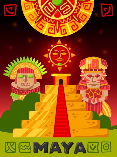 Maya Civilization Poster Vector Images (over 110)