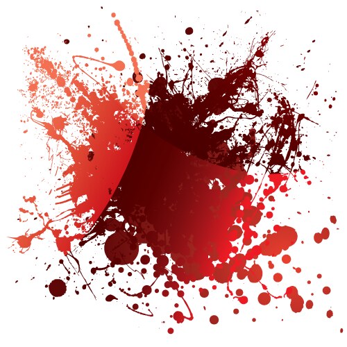 Skull blood Royalty Free Vector Image - VectorStock