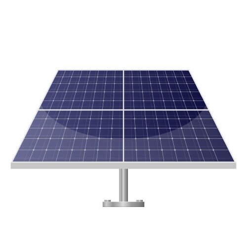 Solar cell panels on white background Royalty Free Vector