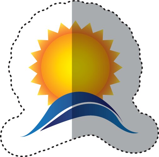 Sun Rays Over Water Vector Images (67)