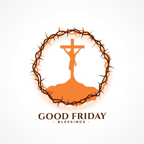 Elegant good friday christian religious Royalty Free Vector