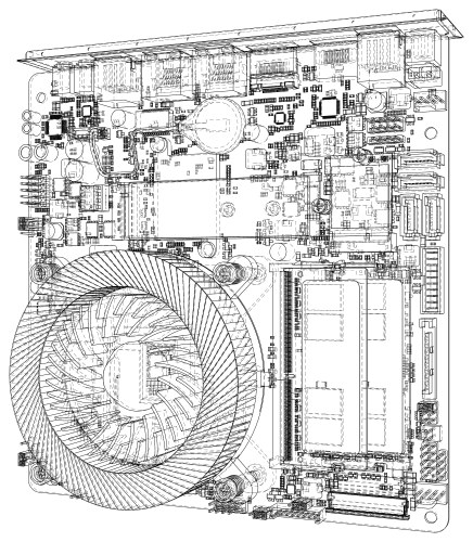 Computer motherboard digital chip Royalty Free Vector Image