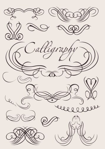 Floral Calligraphy Vector Images (over 68,000)