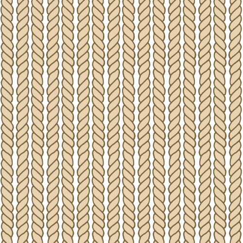 Seamless rope pattern set Royalty Free Vector Image