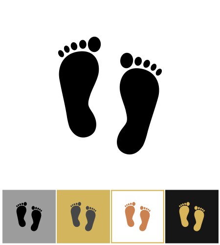 Foot arch types Royalty Free Vector Image - VectorStock