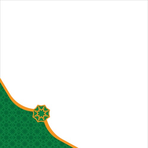 Religious ramadan corner Royalty Free Vector Image