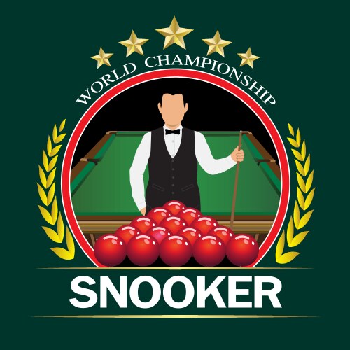 Snooker player Royalty Free Vector Image - VectorStock