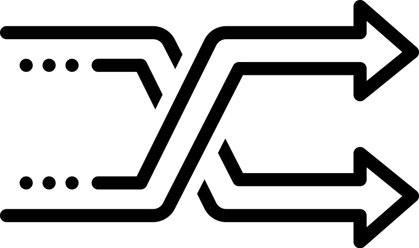 Shuffle Royalty Free Vector Image - VectorStock