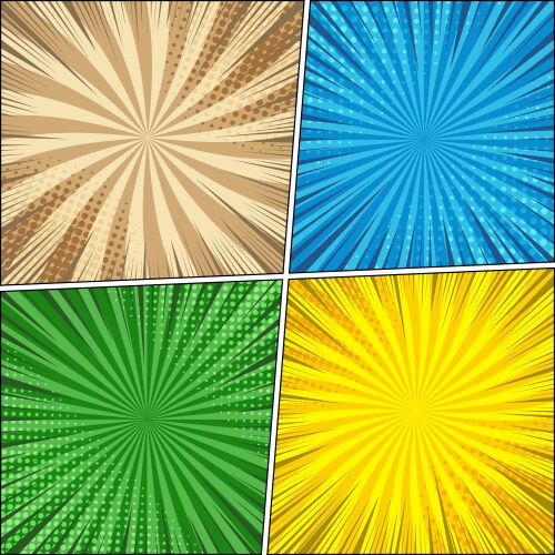 Book page comic Royalty Free Vector Image - VectorStock