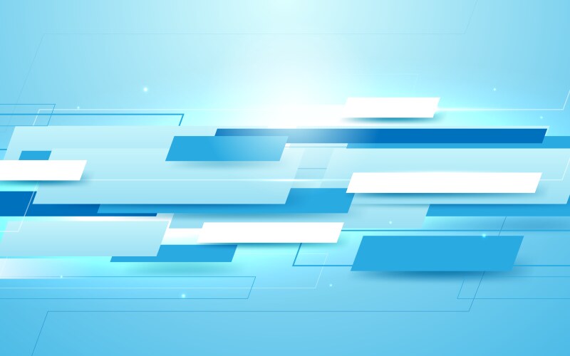 Abstract blue and white geometric gradient Vector Image