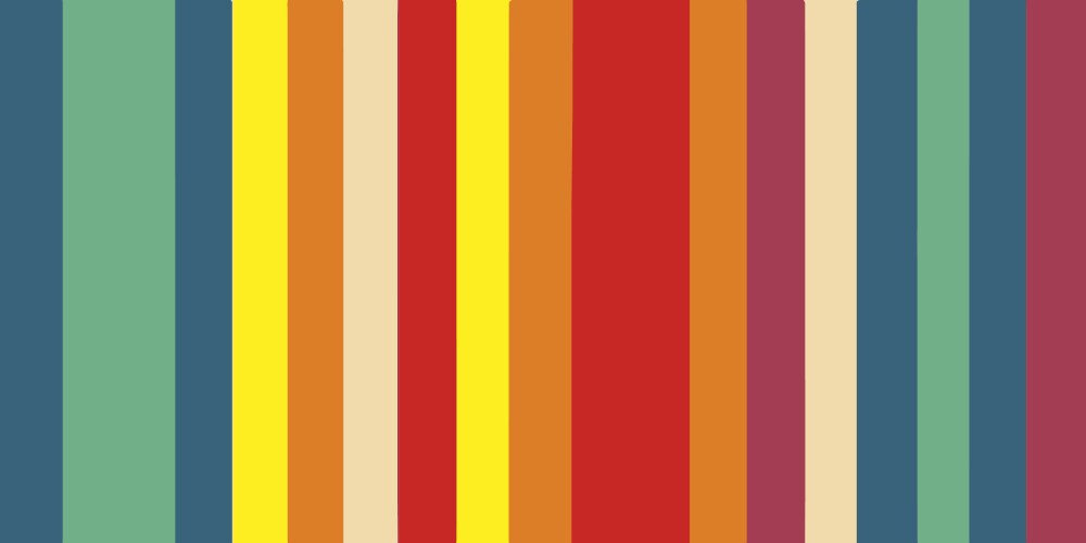 Horizontal colored stripes background of rainbow Vector Image