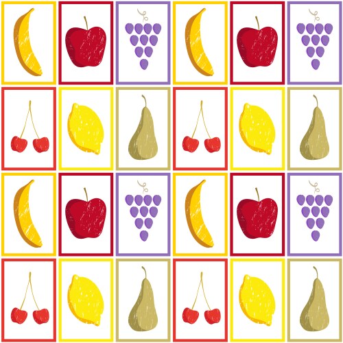 Fruits coloring page Royalty Free Vector Image