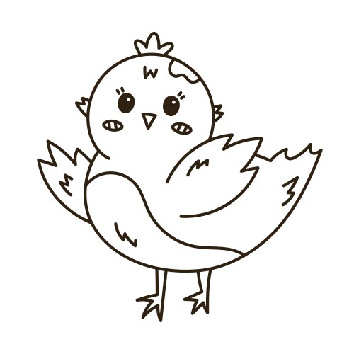 Chick Outline Vector Images (over 5,500)
